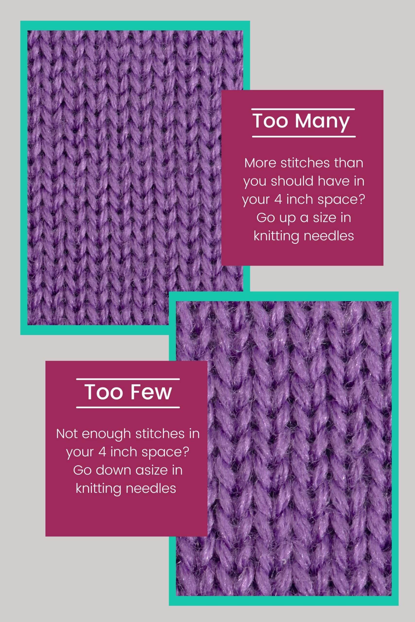 Knitting gauge swatch problems and how to fix them | OzzyLosi Knit Designs