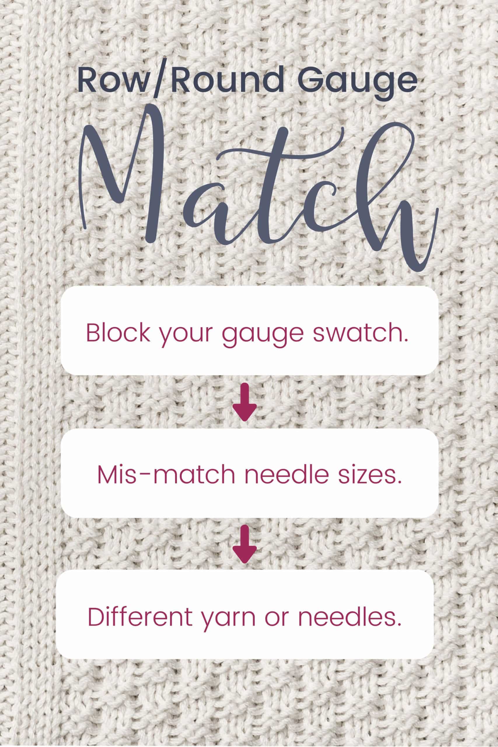 Knitting gauge swatch problems and how to fix them | OzzyLosi Knit Designs