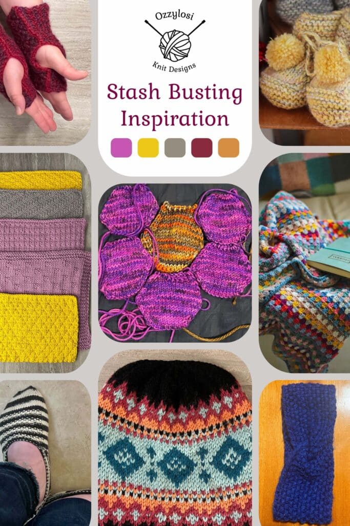 Part 2 - How to knit without a pattern What can I knit with the yarn I have? | OzzyLosi Knit Designs