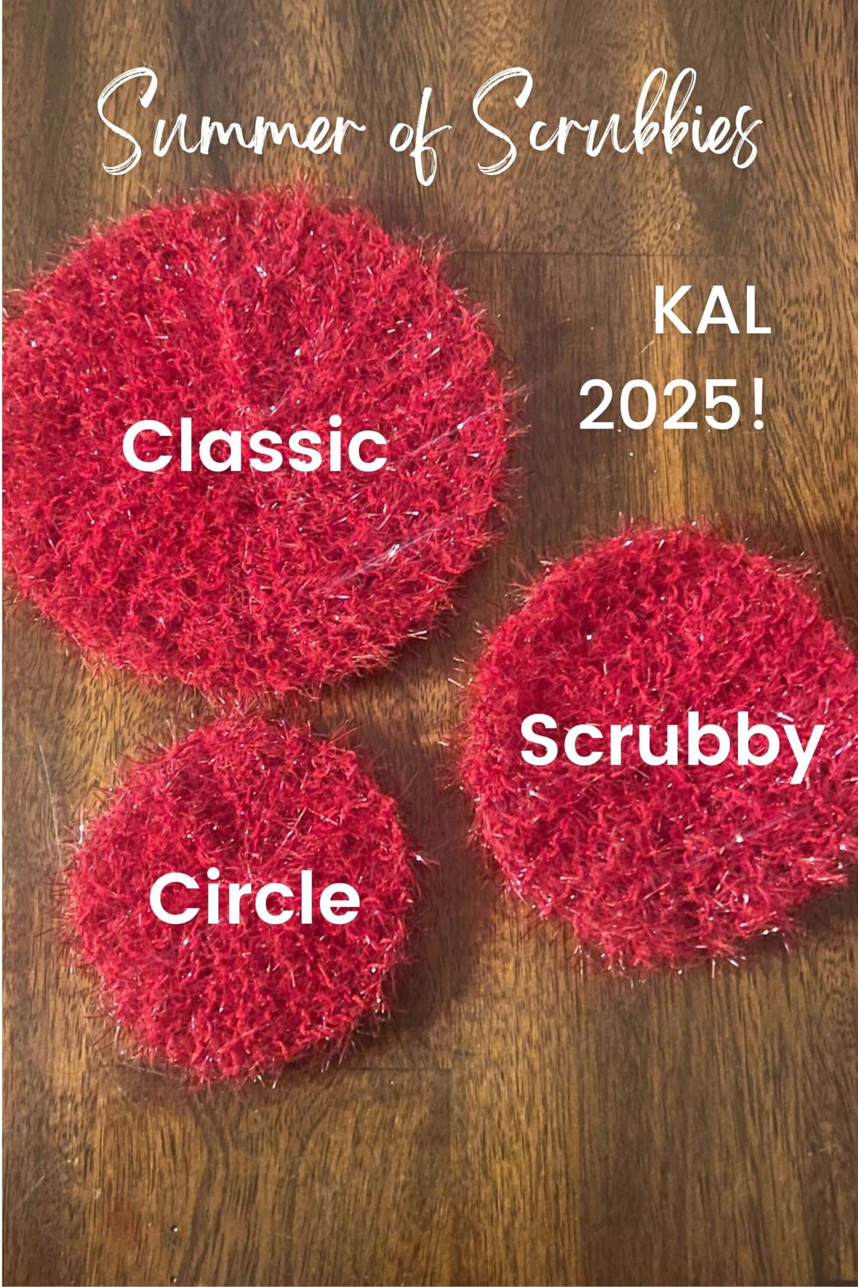 Classic Circle Scrubby: Loops & Threads Yarn, Squeaky Clean Sparkle ...